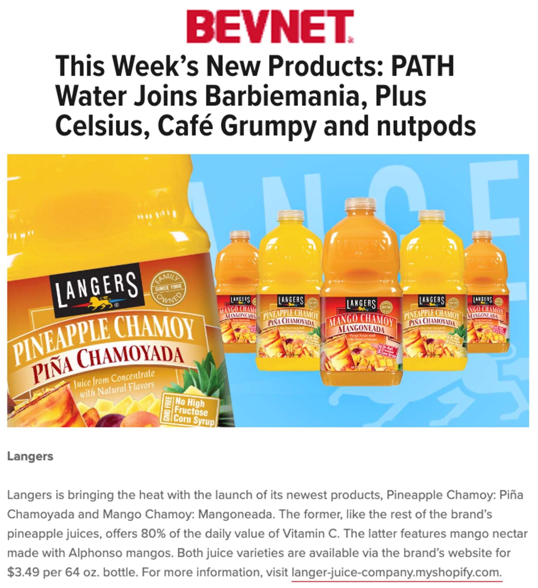 News – Langers Juice